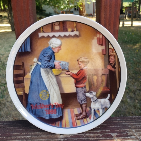 Norman Rockwell | Other | Norman Rockwell Collector Plate Pantry Raid ...